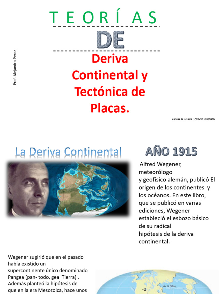 Teoria de La Deriva Continental | PDF