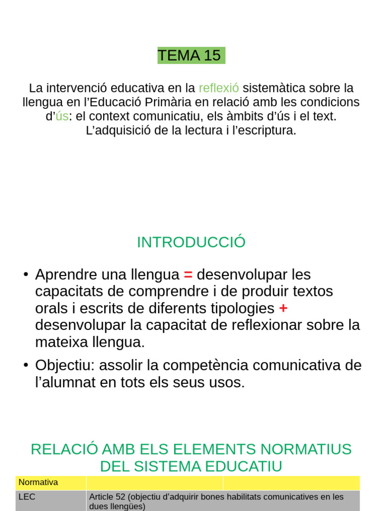 Presentació T15 | PDF