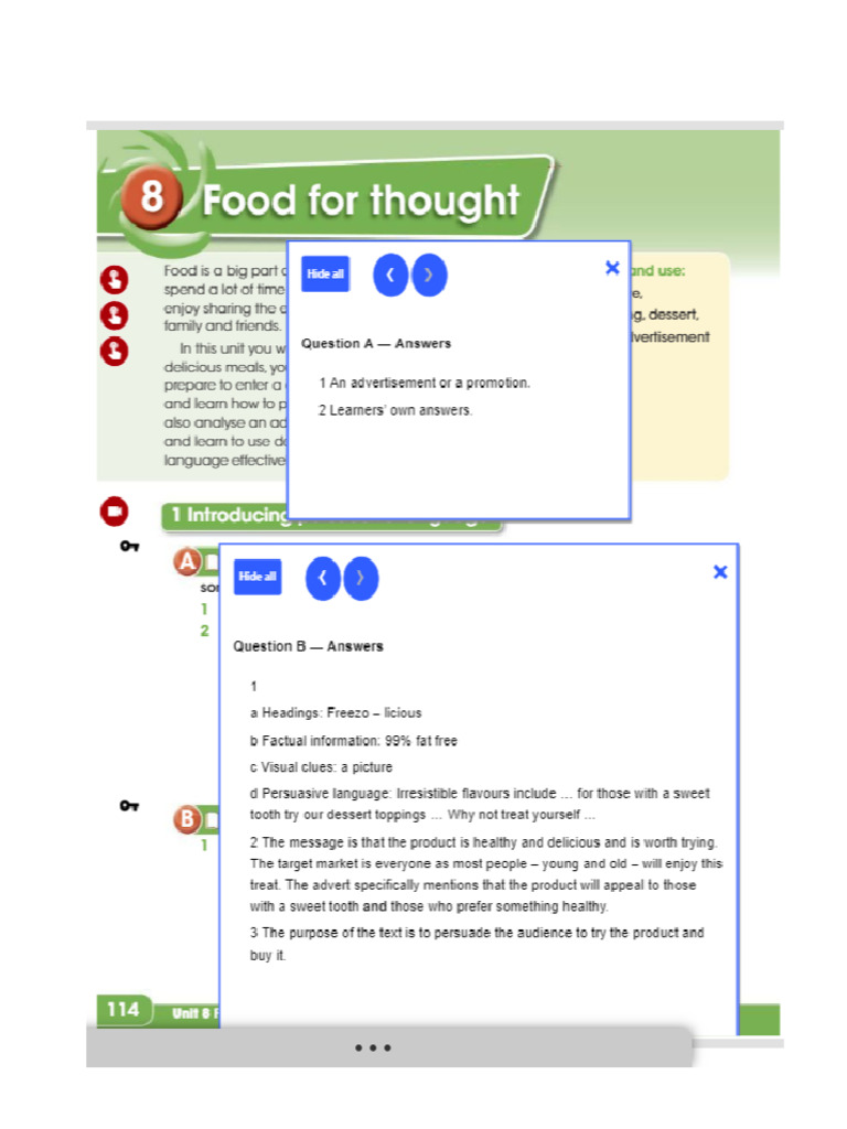 unit 8-LearnersBookAnswerKey | PDF