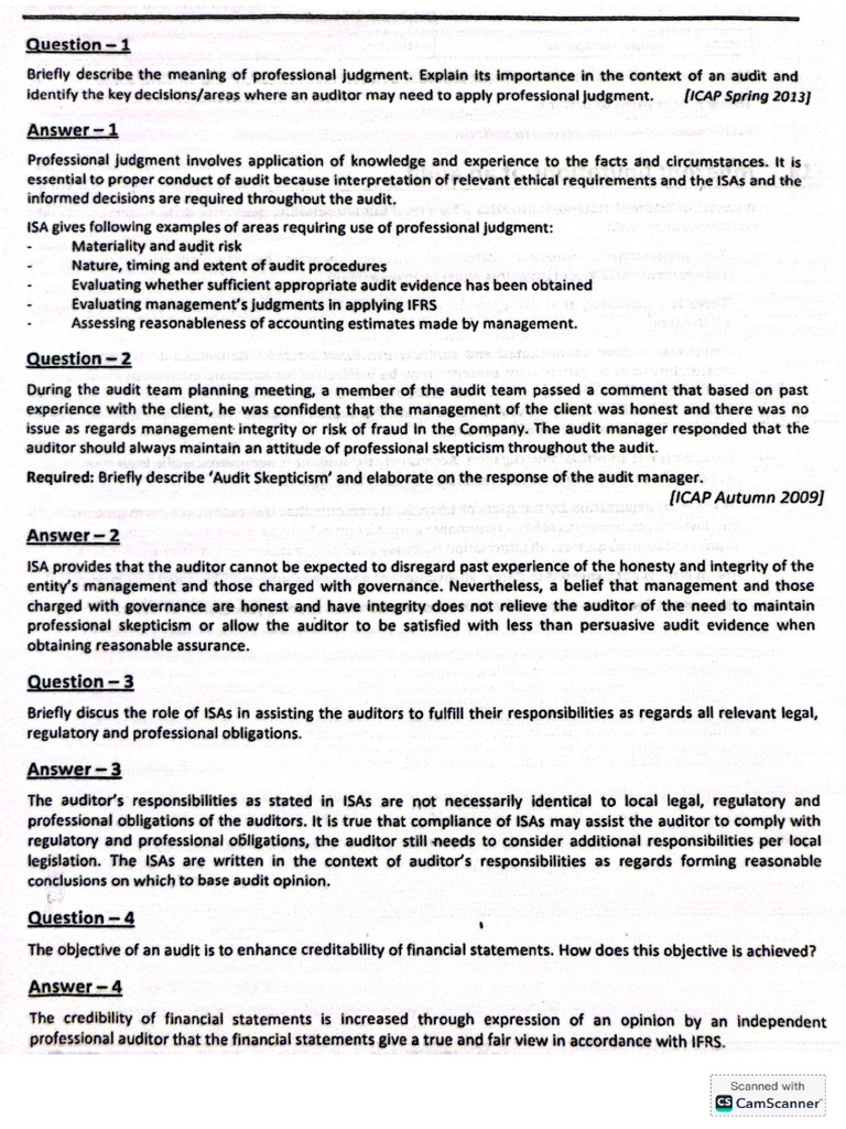 Chapter 1 Question Answers | PDF