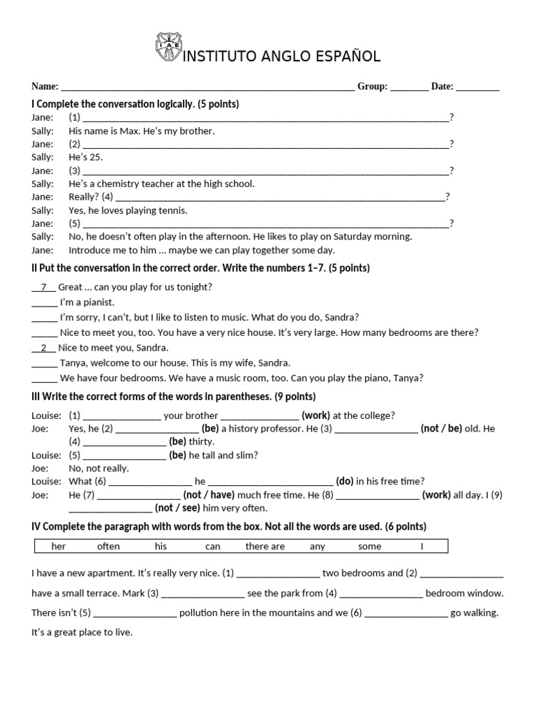 Guía de Inglés | PDF