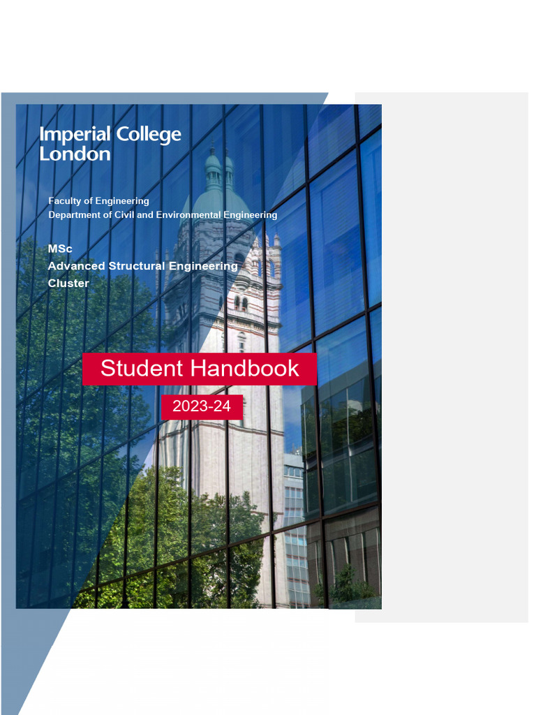 Structures MSC Handbook 2023 24 | PDF