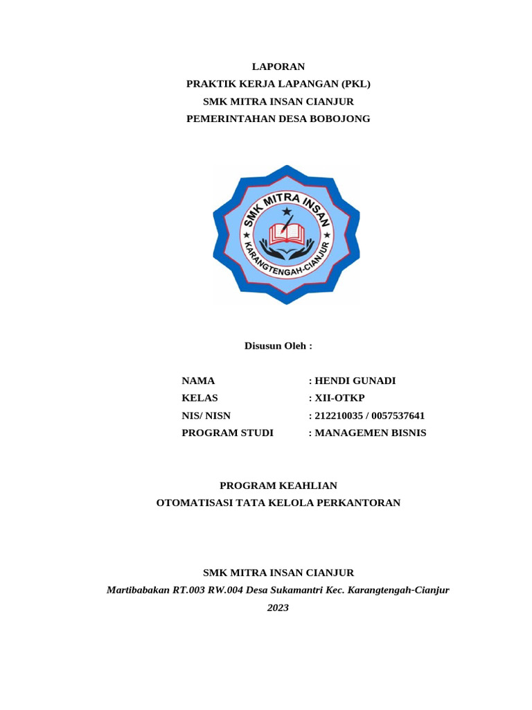 Cover Hendi Gunadi | PDF