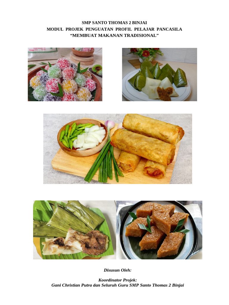 Modul Projek Makanan Tradisional 2023 | PDF