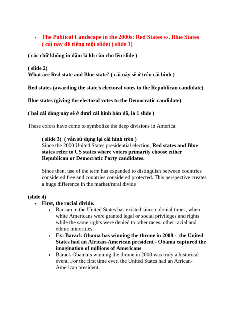 The Political Landscape in The 2000s | PDF