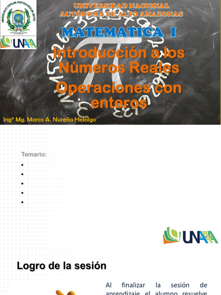 MATEM. 1 - Operaciones Con Enteros | PDF