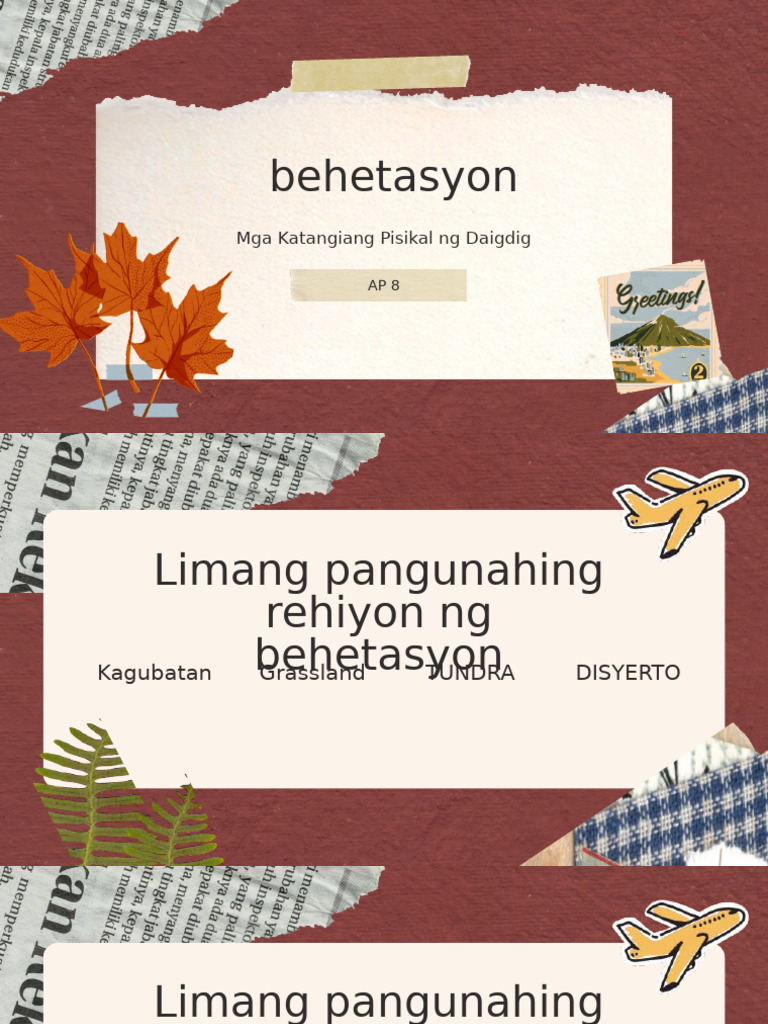 Ap8 Behetasyon | PDF