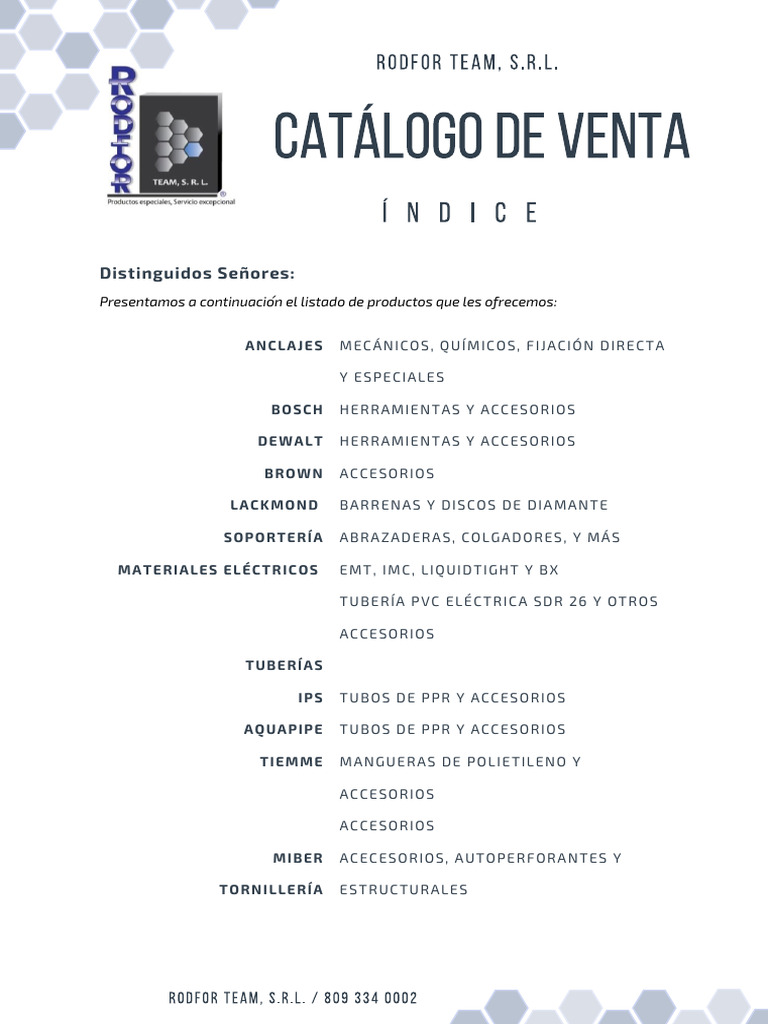 WP Contentuploads201903catálogo de Productos Rodfor Team PDF | PDF