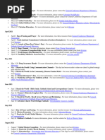 General Conference Calendar 2026 & 2027 | PDF | Seventh Day Adventist ...