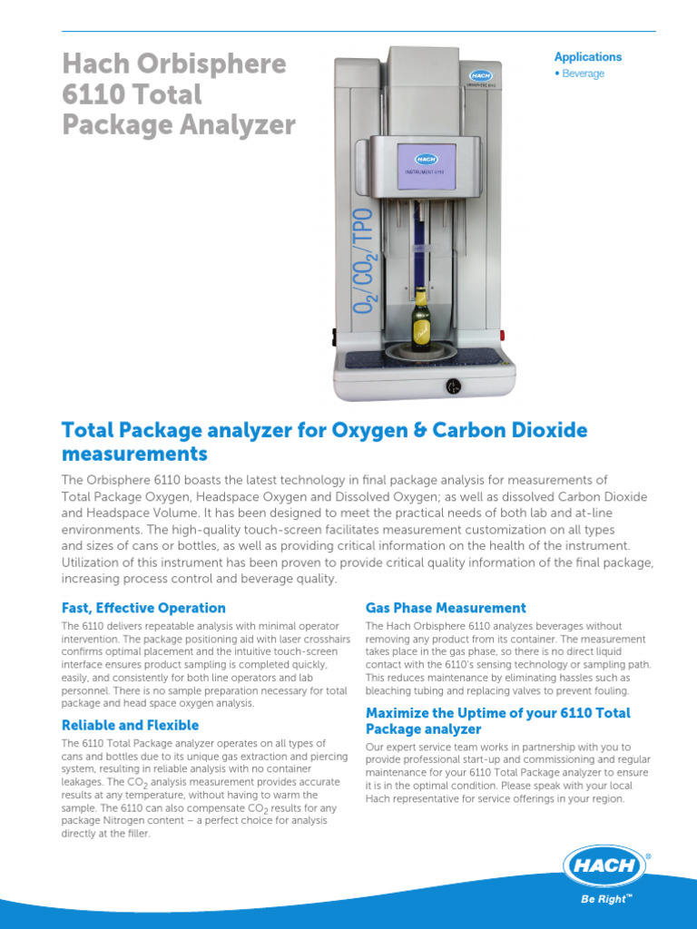 Orbisphere-6110-CO2-O2 Lab | PDF
