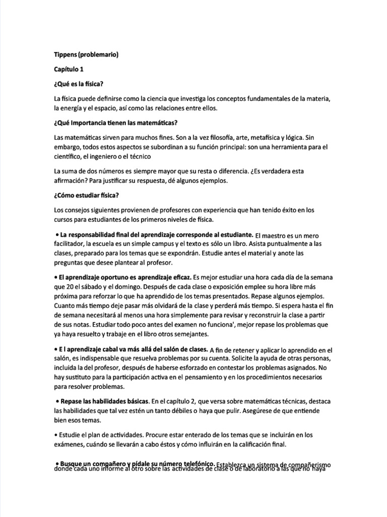 PDF Tippens 7 Edicion Word Problems - Compress | PDF