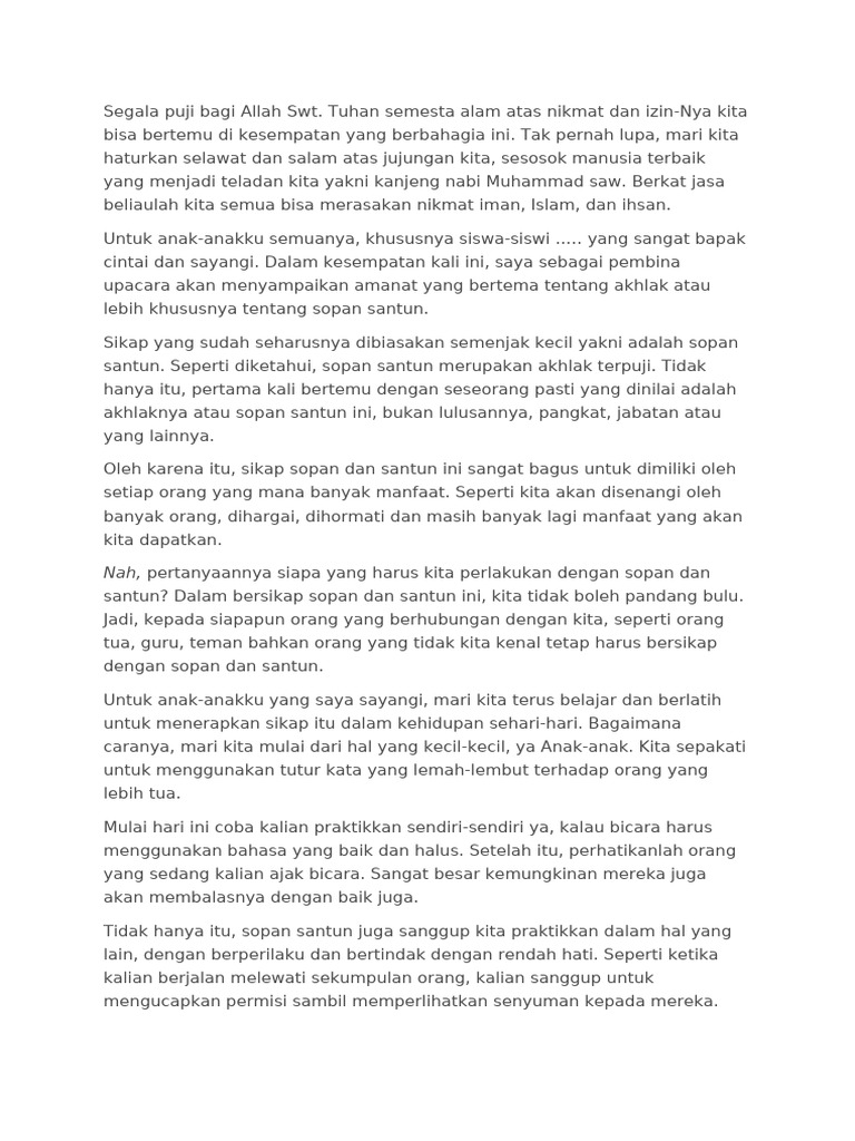 Segala Puji Bagi Allah | PDF
