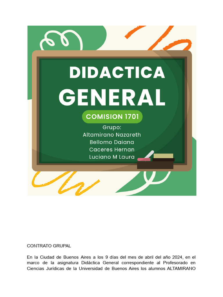 TP Didactica General | PDF