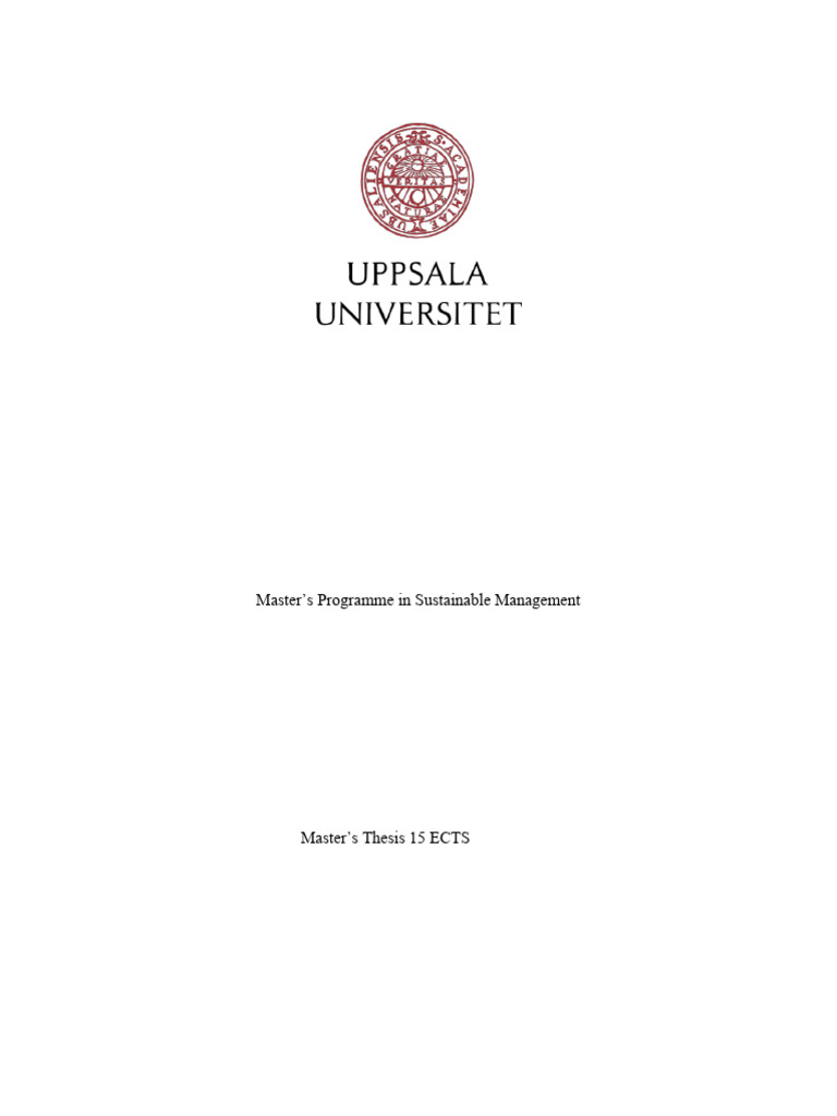 Master Thesis | PDF