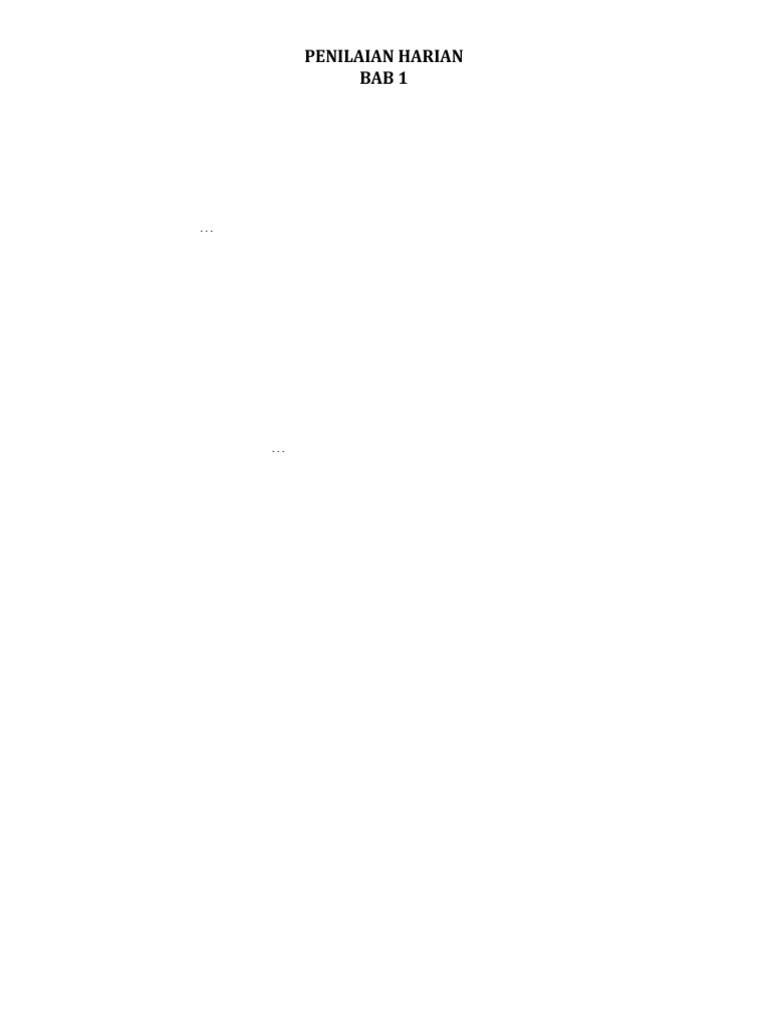 Bab 1 PPKN | PDF | Ilmu Sosial