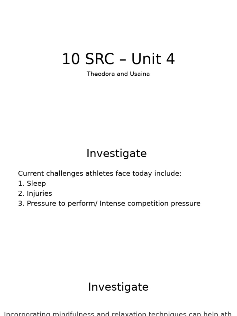 Unit 4 Assessment 10 SRC | PDF
