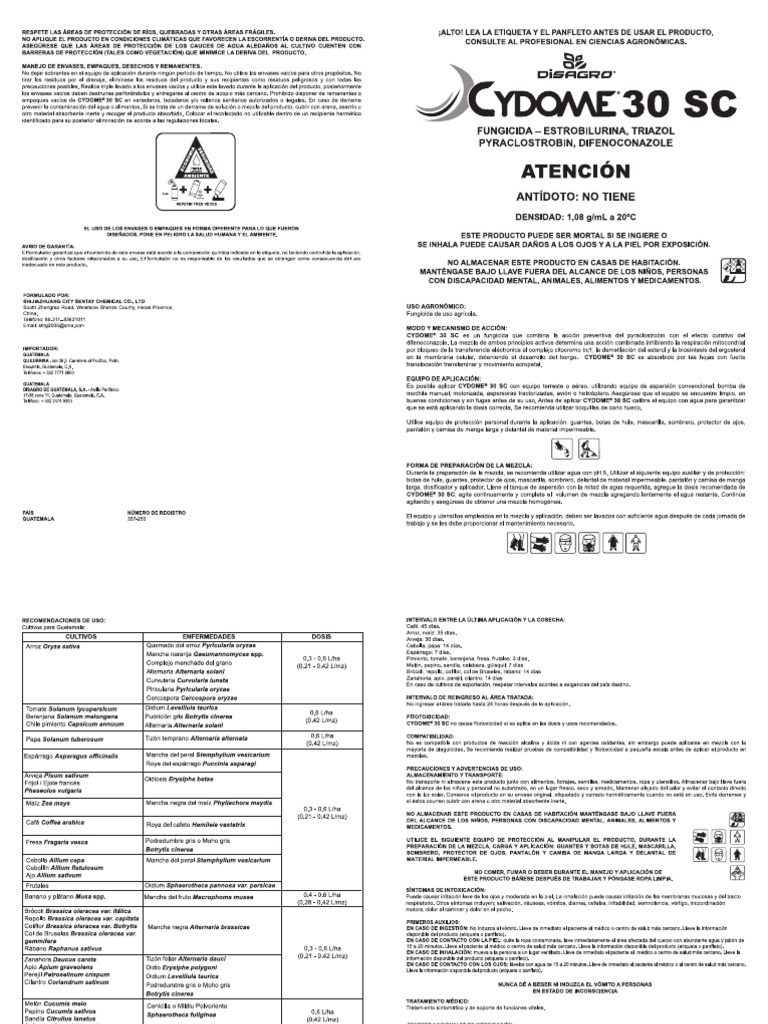 Cydome 30 SC Panfleto | PDF