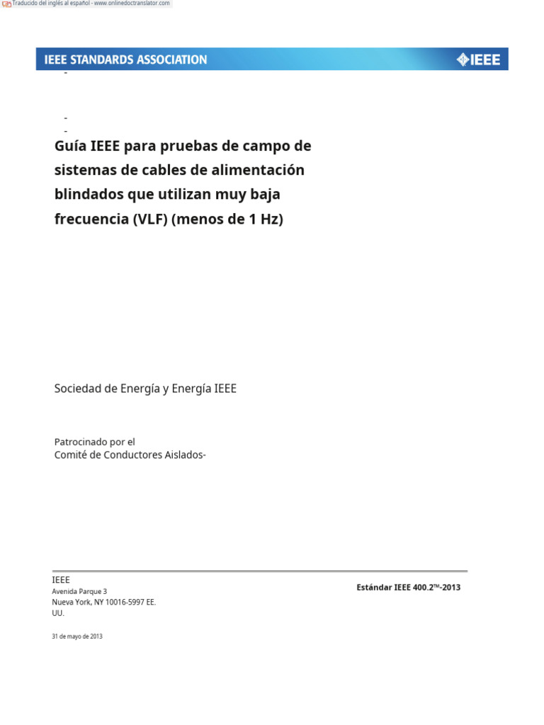 IEEE 400 2 2013.en - Es | PDF