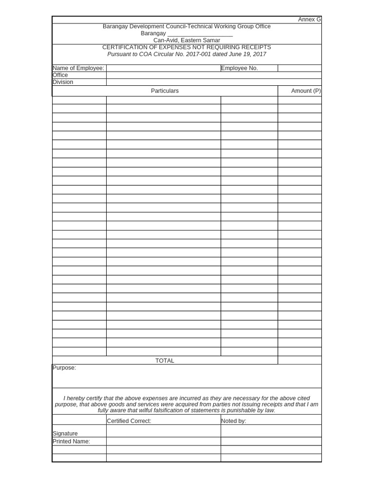 Travel Itineraries and Expense Certification | PDF