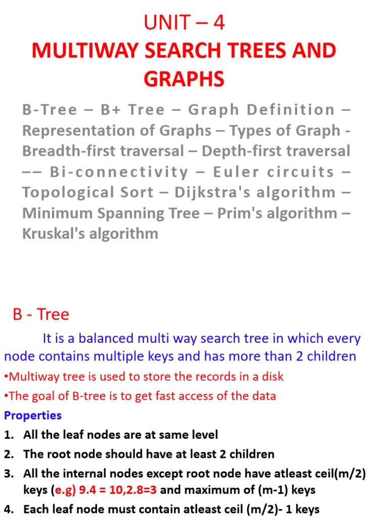 DS - Unit-4-Full | PDF