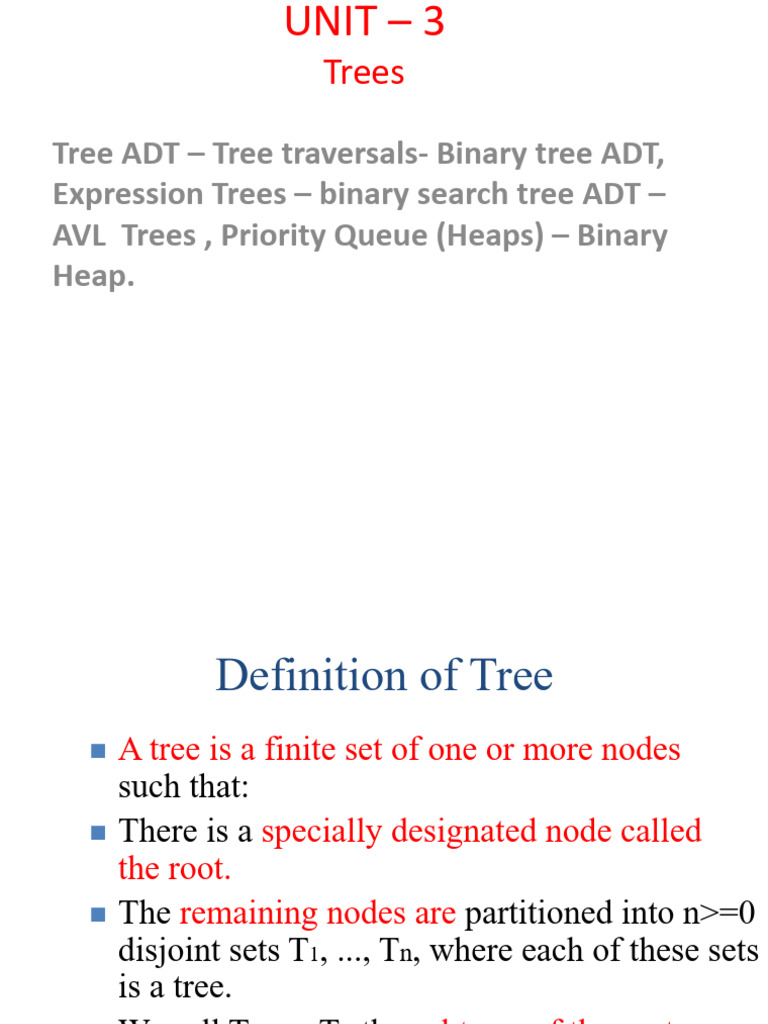 DS - Unit-3full | PDF