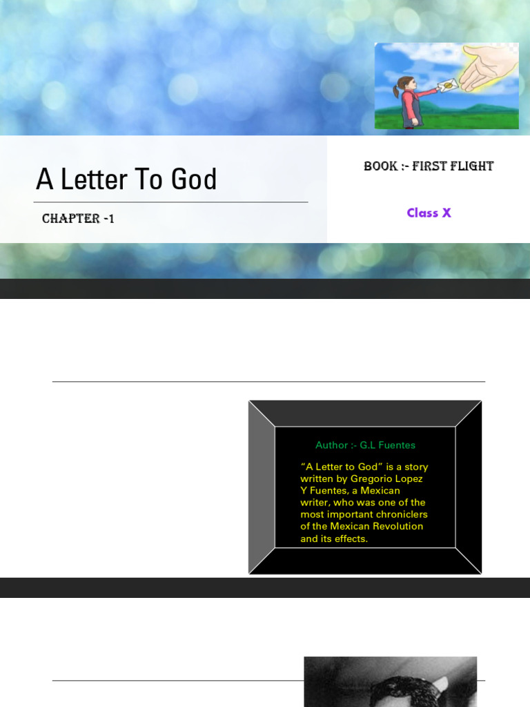 A Letter To God | PDF | Hail | General Fiction