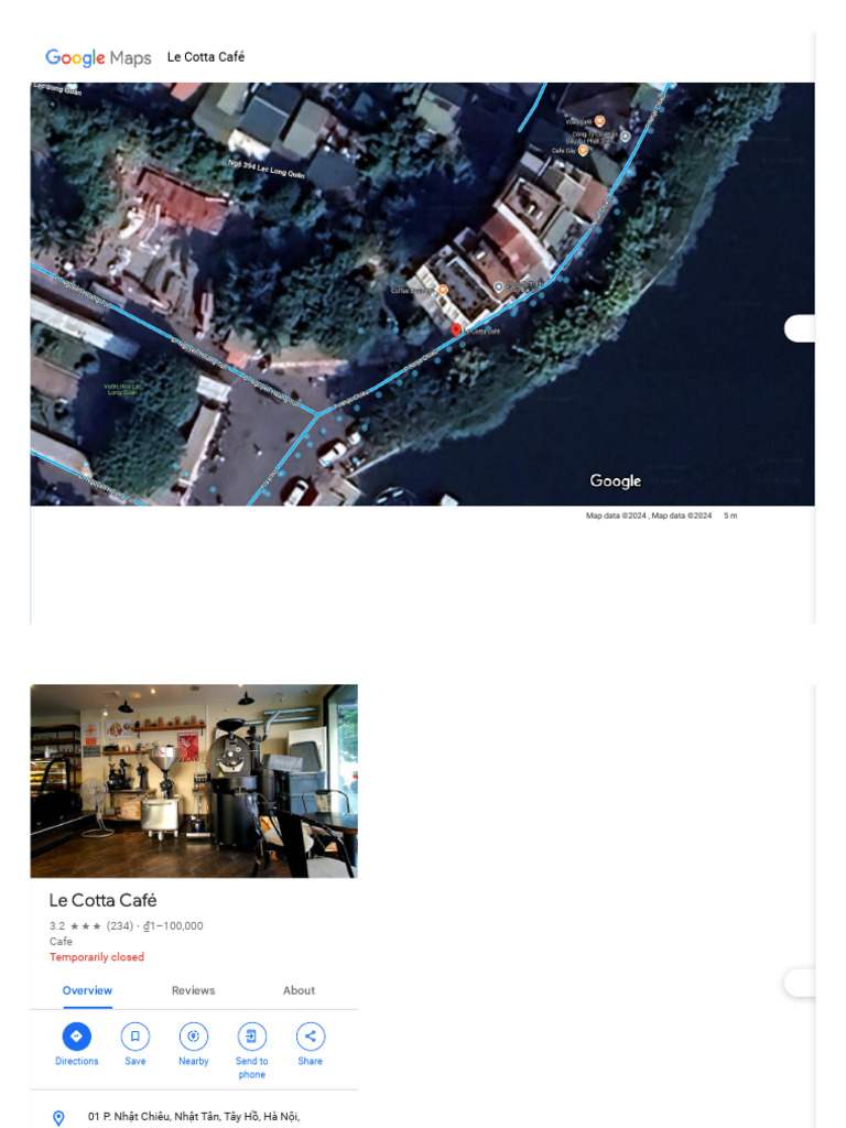 Le Cotta Café - Google Maps | PDF