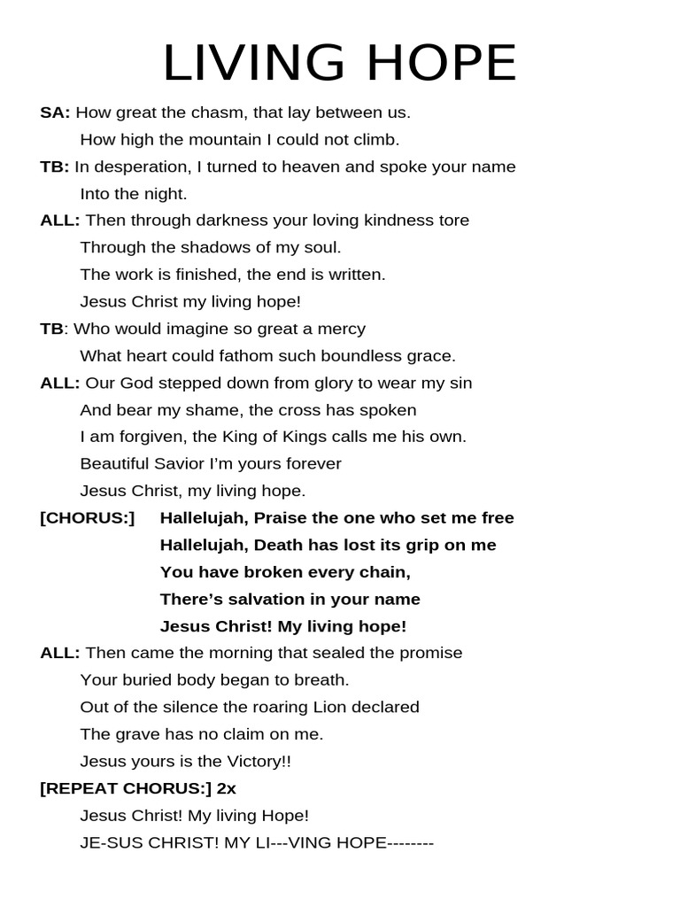 Living Hope | PDF