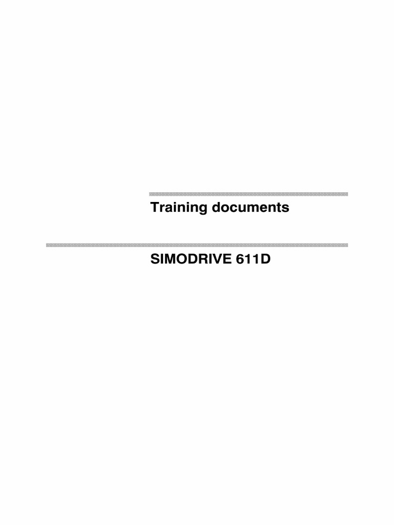 Simodrive 611 en | PDF