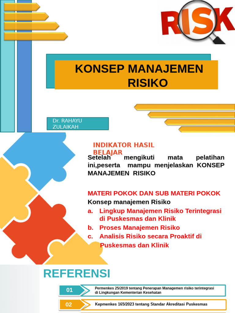 Konsep Manajemen Risiko | PDF