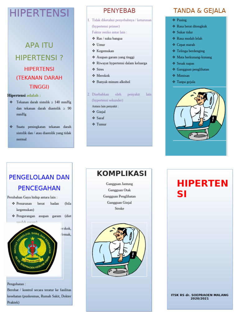 Leaflet Hipertensi | PDF