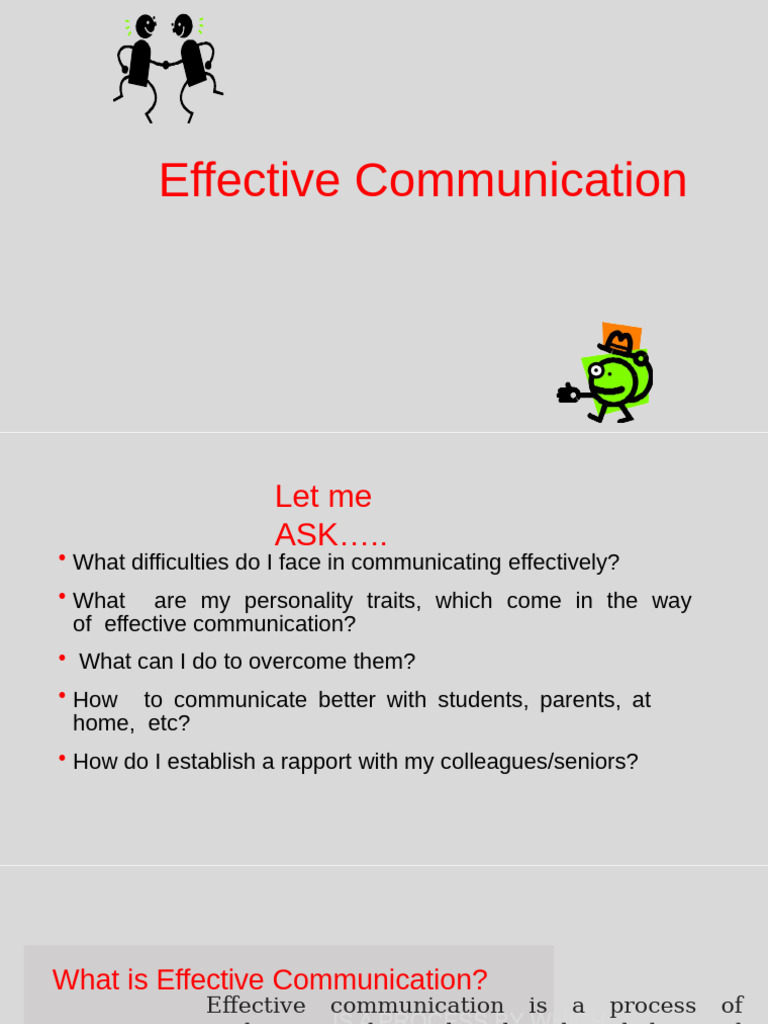 Effective Communication | PDF