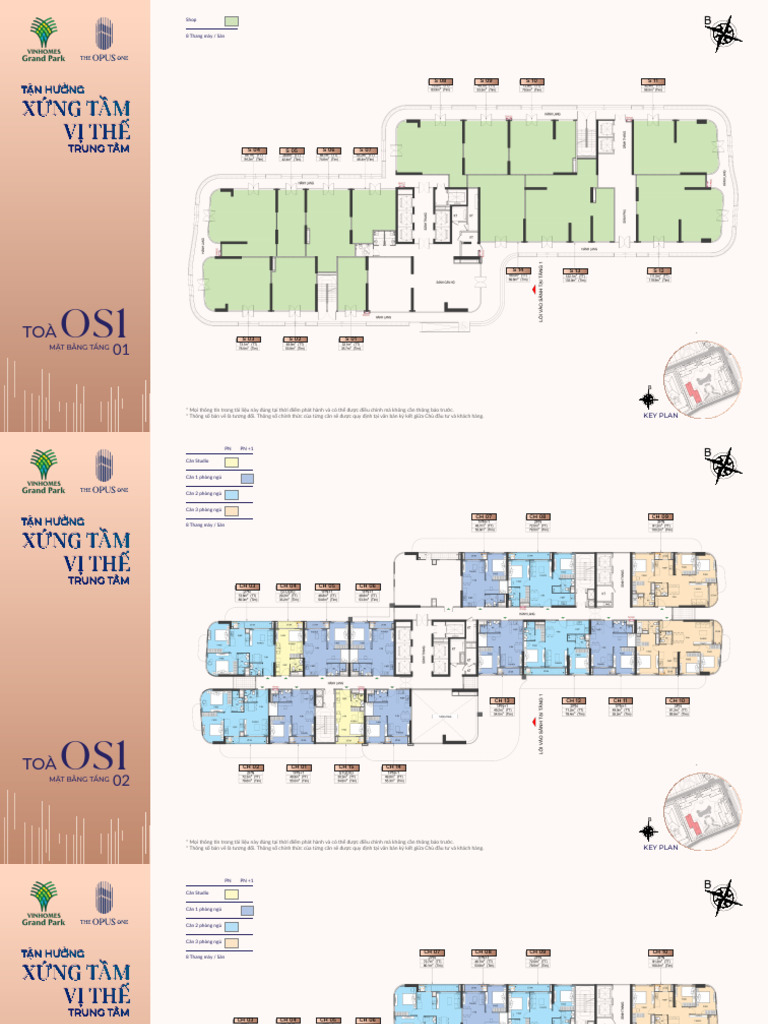 240828.TOO.Mặt bằng điển hình toà OS1 | PDF