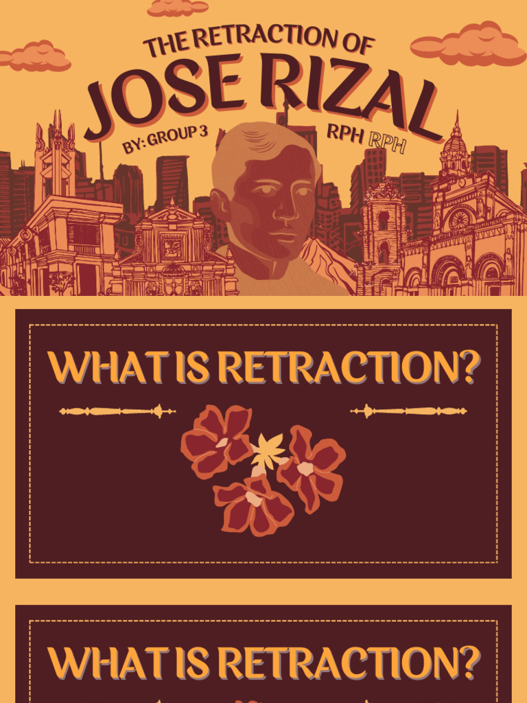 RETRACTION of JOSE RIZAL | PDF
