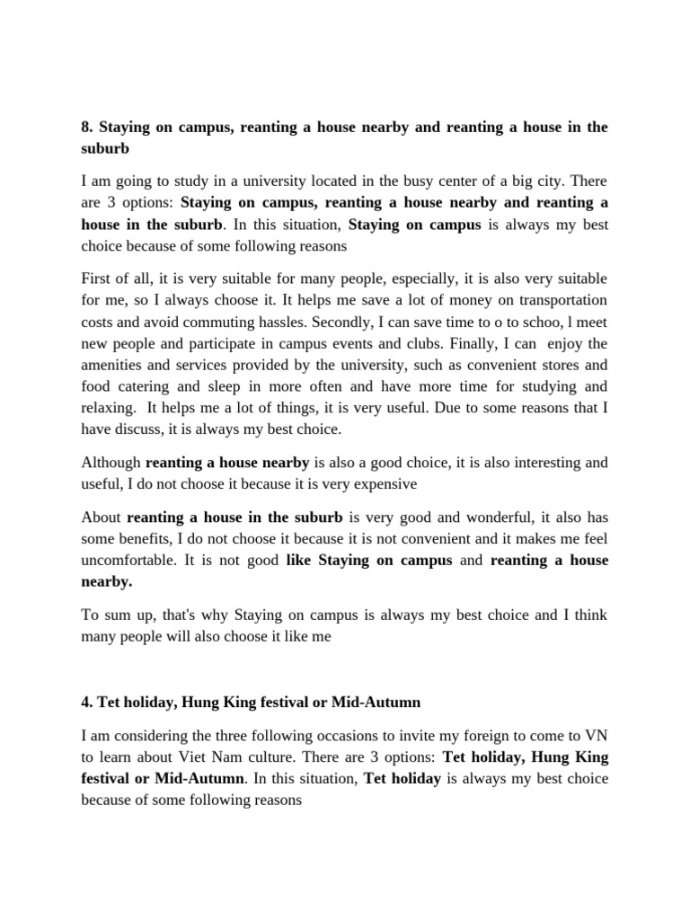 Speaking Part2 AVCB3 | PDF