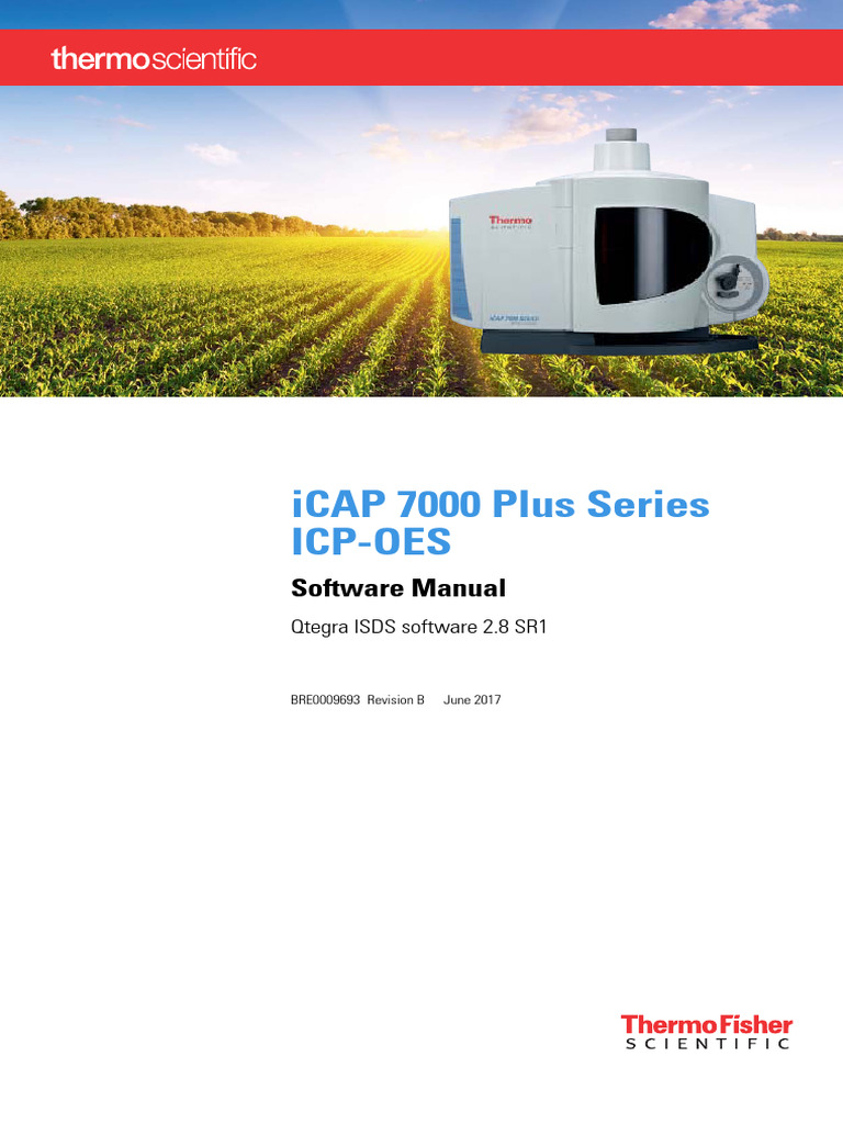 BRE0009693 ICAP 7000 Plus Series Software-Manual Rev B | PDF