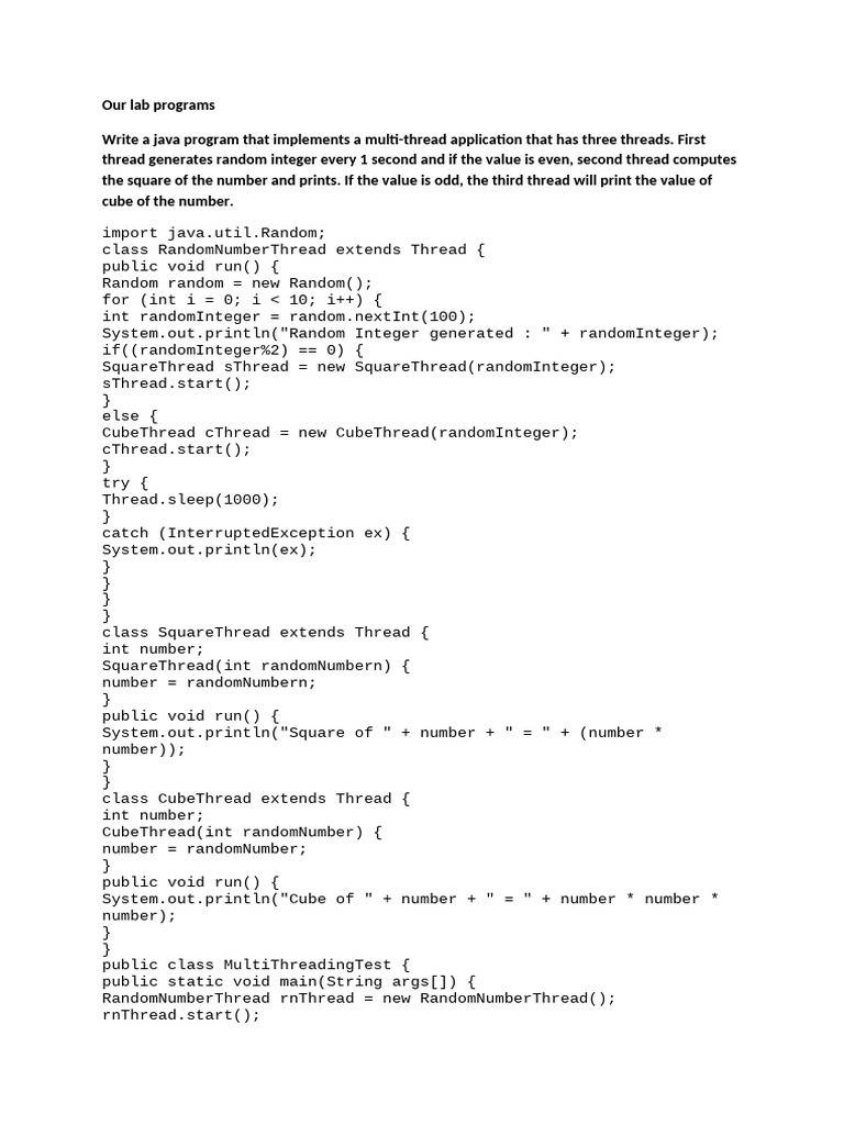 Our Lab Programs | PDF