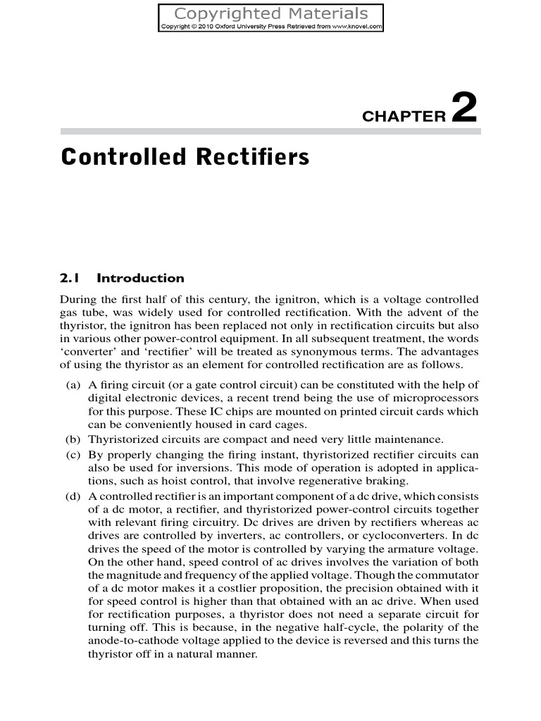Controlled Rectifiers | PDF