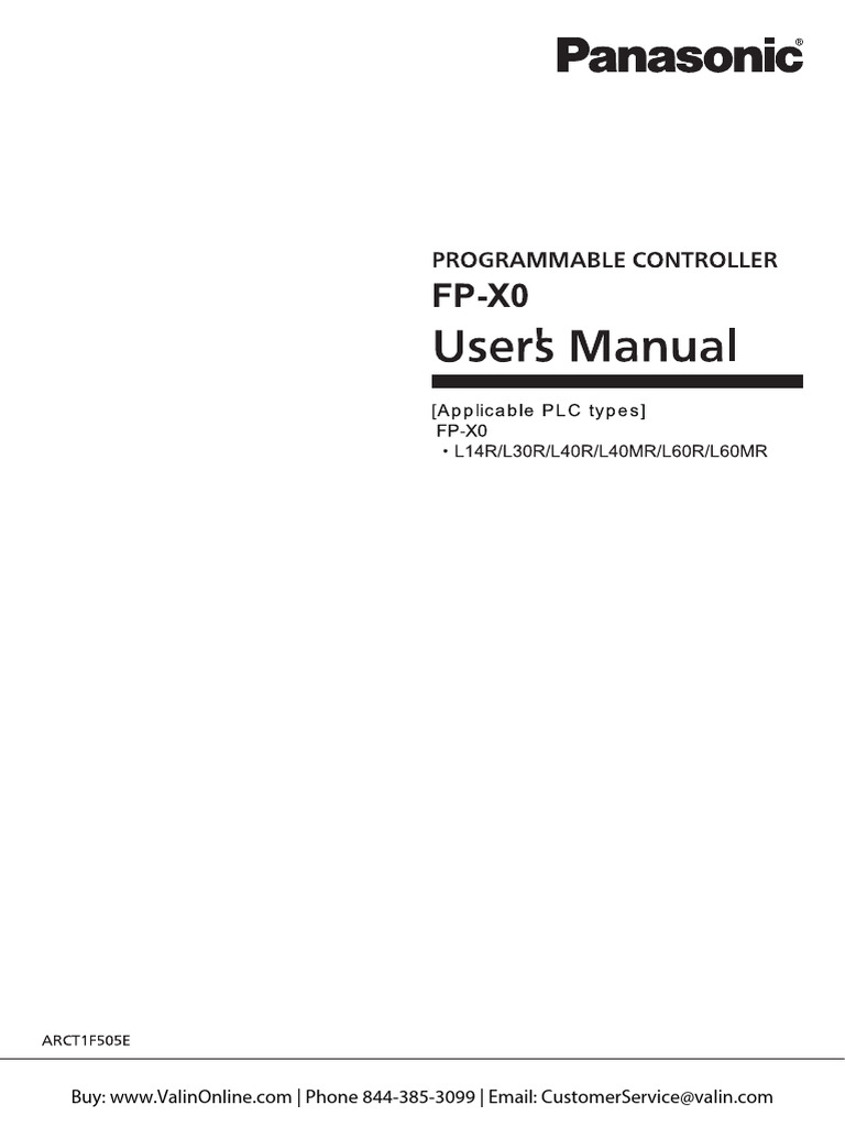 Panasonic FP x0 Manual | PDF