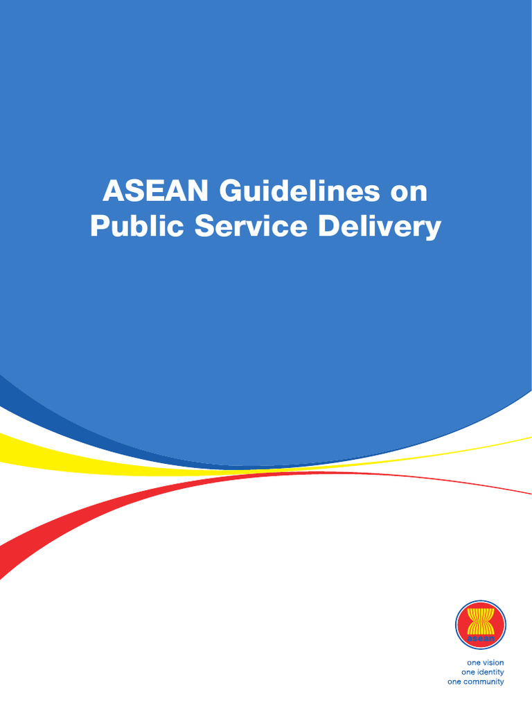 ASEAN Guidelines On Public Service Delivery | PDF