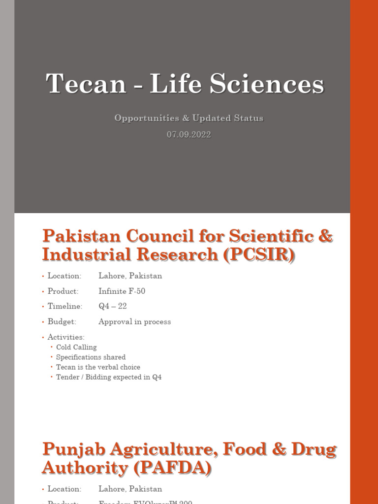 Tecan - Life Sciences - Update | PDF