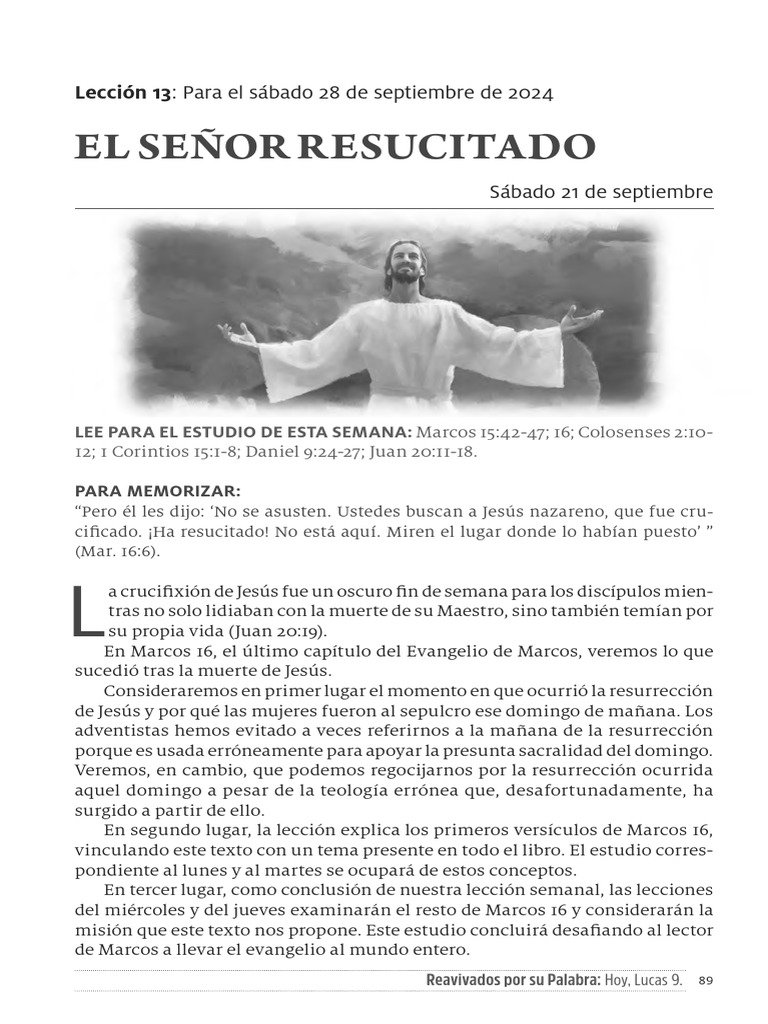 El Señor Resucitado | PDF