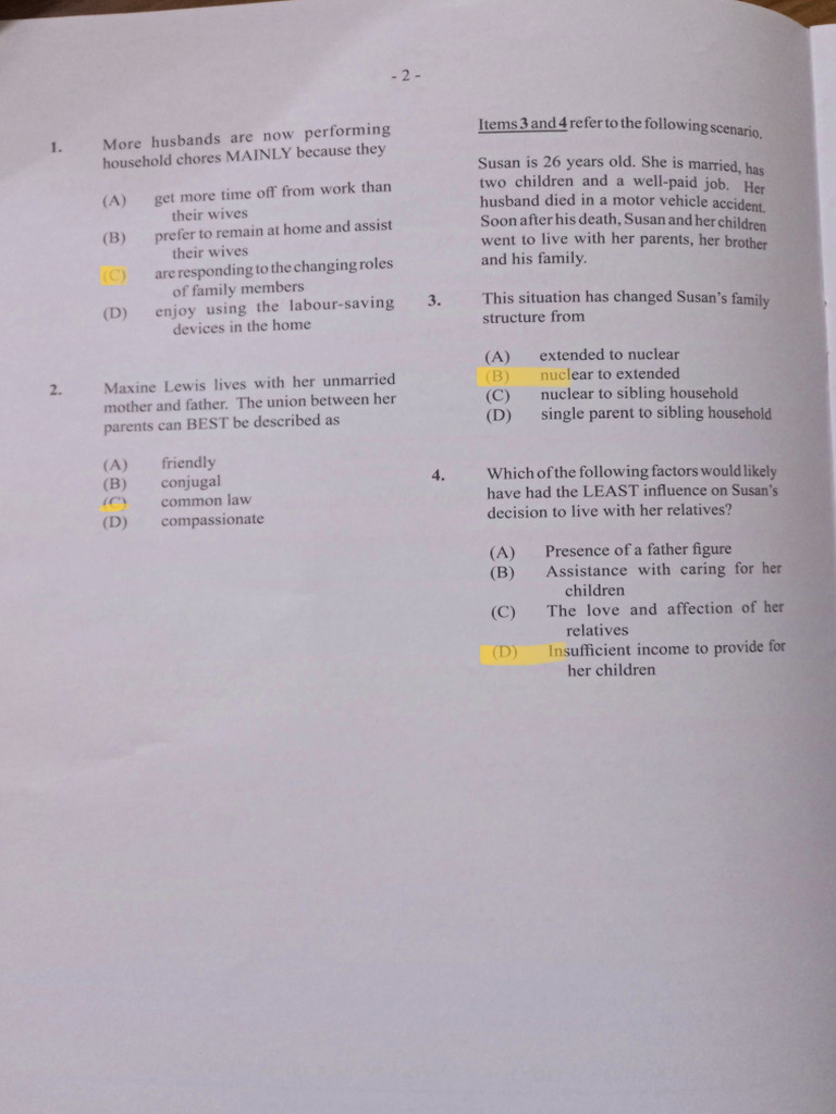 Paper 1 2024 Social Studies) - 240509 - 150100 | PDF