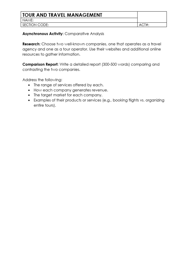 TTM Prelim Asynch Activity | PDF