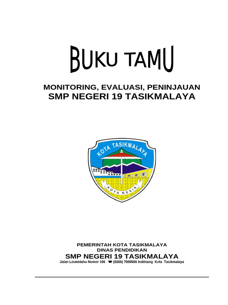 Buku Tamu Monev Dan Peninjauan | PDF