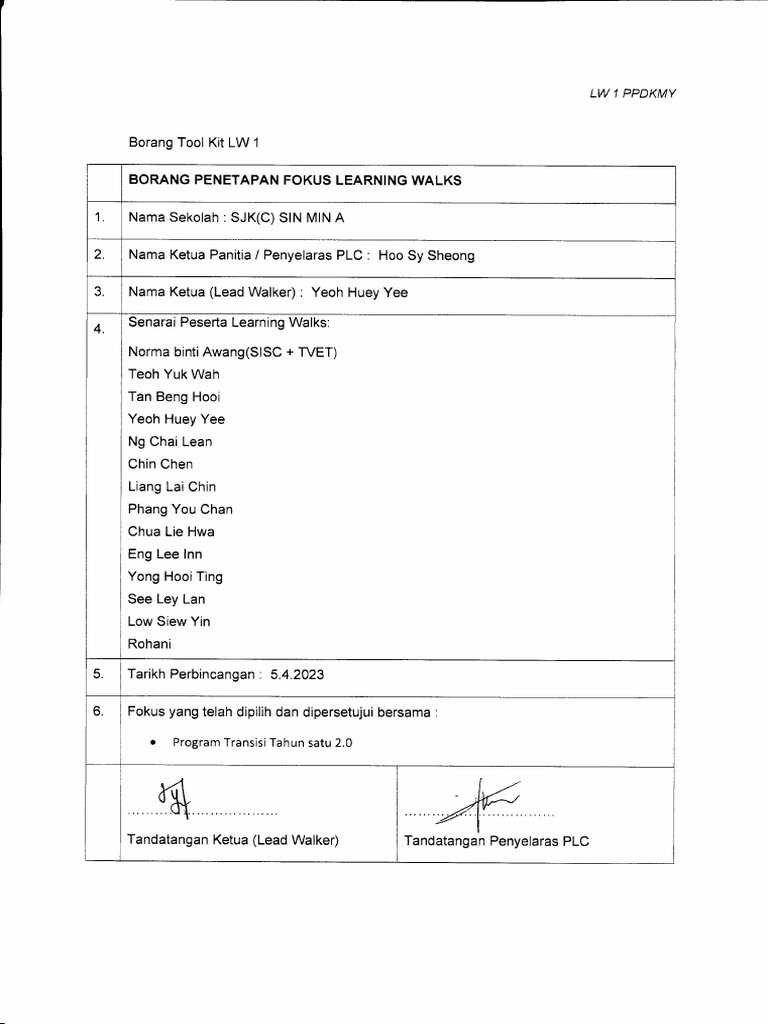 Borang Tool Kit LW1 SMA | PDF | Karier & Perkembangan | Pengembangan Diri