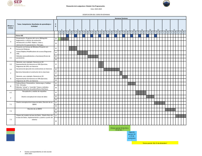 CRONOGRAMA ACTIVIDADES Progra | PDF