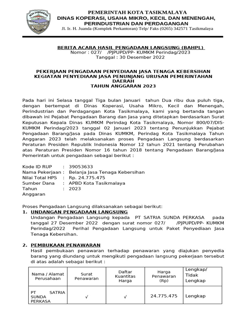 Bahpl, SPK, SP, Bast 2019 | PDF