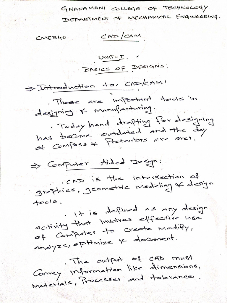 UNIT - 01 Basics of Designs | PDF
