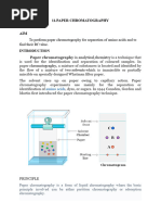 Paper Chromatography of Amino Acids | PDF | Chromatography | High ...